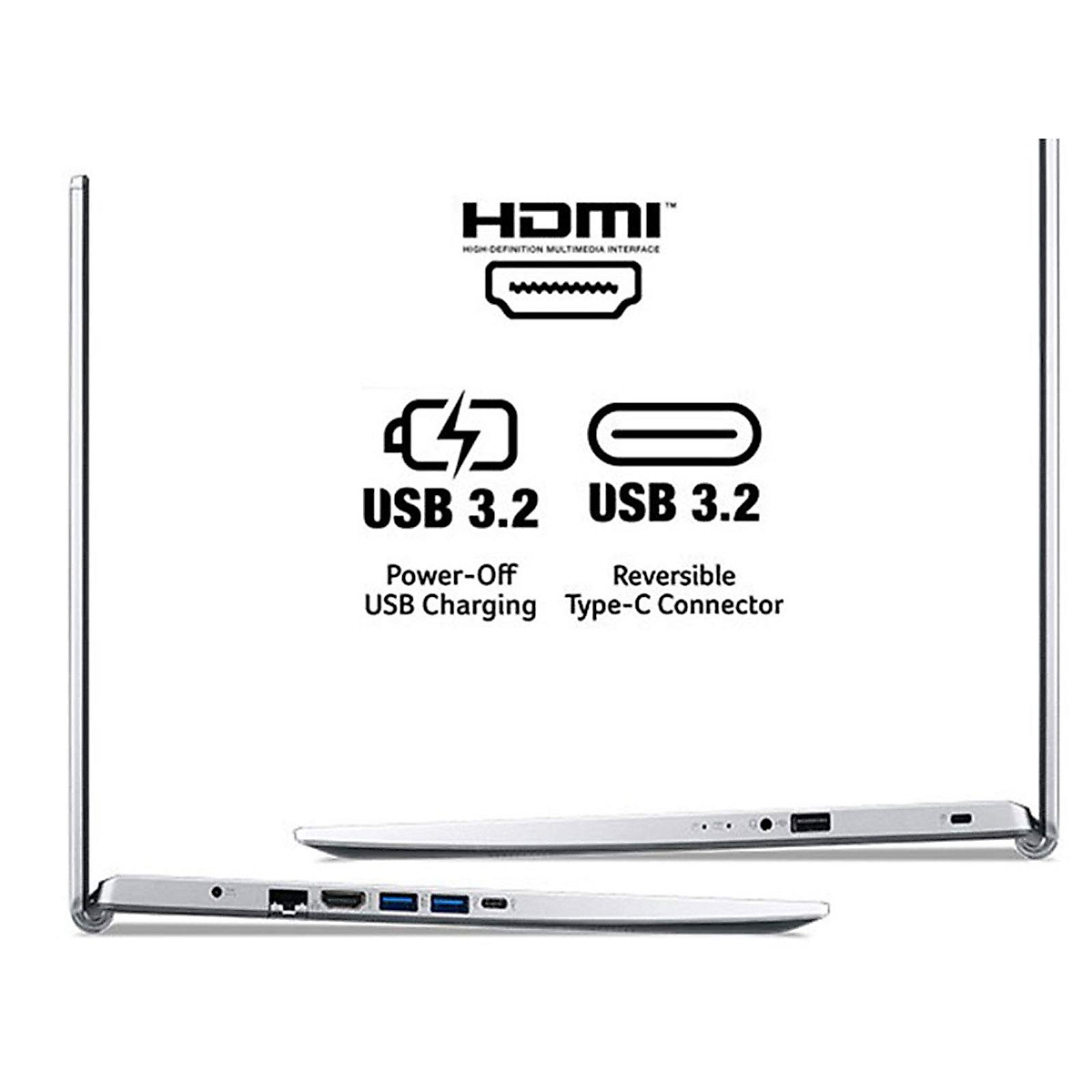 Acer Aspire 5 A517-52-713G, 17.3" Full HD IPS Display, 11th Gen Intel Core i7-1165G7, Intel Iris Xe Graphics, 16GB DDR4, 512GB NVMe SSD, WiFi 6, Fingerprint Reader, Backlit Keyboard