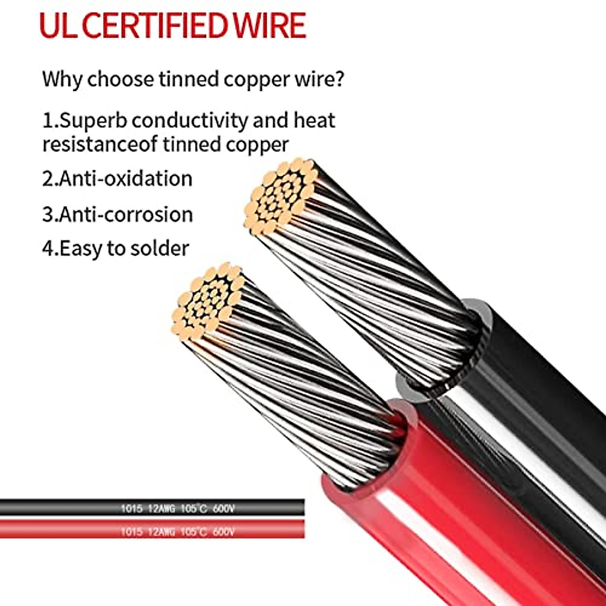 ELFCULB 12AWG SAE Power Socket Sidewall Port to O Ring,SAE Connector Extension Cable with 10A 15A 20A 25A Fuse,Compatible for Solar Generator Battery Charger (5FT)