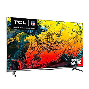 TCL 55" Class 6-Series 4K Mini-LED UHD QLED Dolby Vision HDR Smart Google TV - 55R646, Black