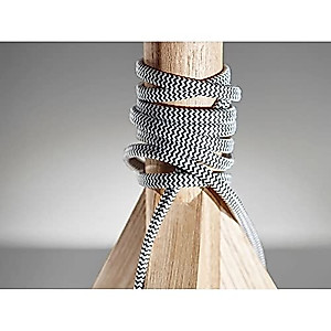 Adesso 3207-12 Eden Table Lamp, 24.5 in., 100 W Incandescent/ 26W CFL, Natural Ash Wood, 1 Table Lamp