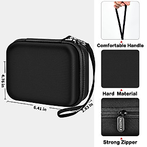 PAIYULE Hard Case Compatible with Phase 10 Card Game. Fits up to 360 Cards. Includes 2 Removable Divider (Black)- Case Only