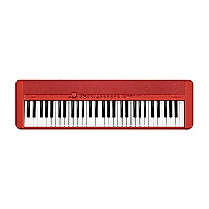 Casio Casiotone CT-S1RD 61-Key Portable Keyboard (Red)