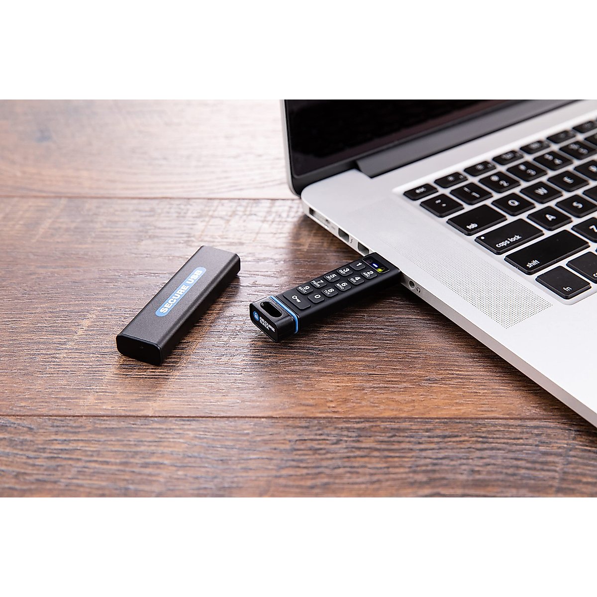 SecureData 8GB SecureUSB KP Encrypted Flash Drive with KeyPad Pin Authentication