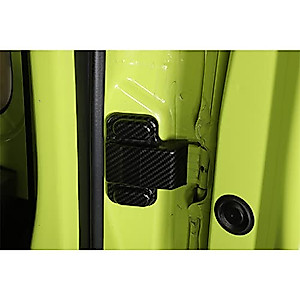 Fit for Suzuki Jimny 2019-2022 ABS Rear Door Tailgate Screw Protection Trim Decorative Cover Interior Car Accessories (Carbon Fiber)