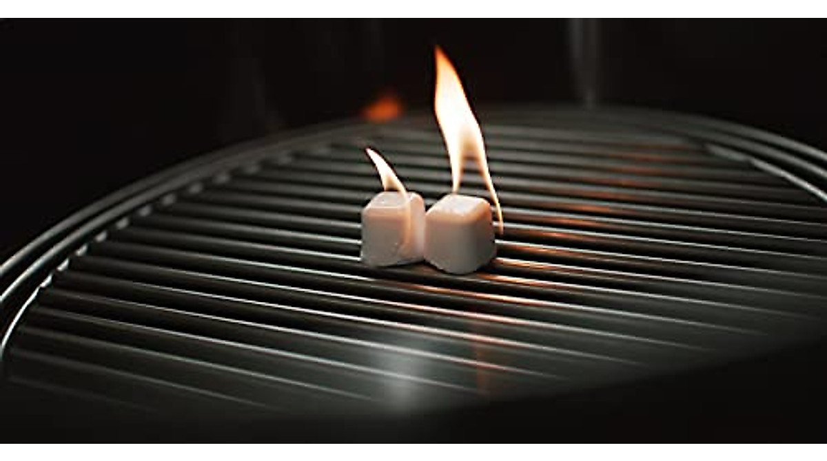 Weber Lighter Cubes: Fast, Ash-Free Charcoal Ignition (4-Pack)