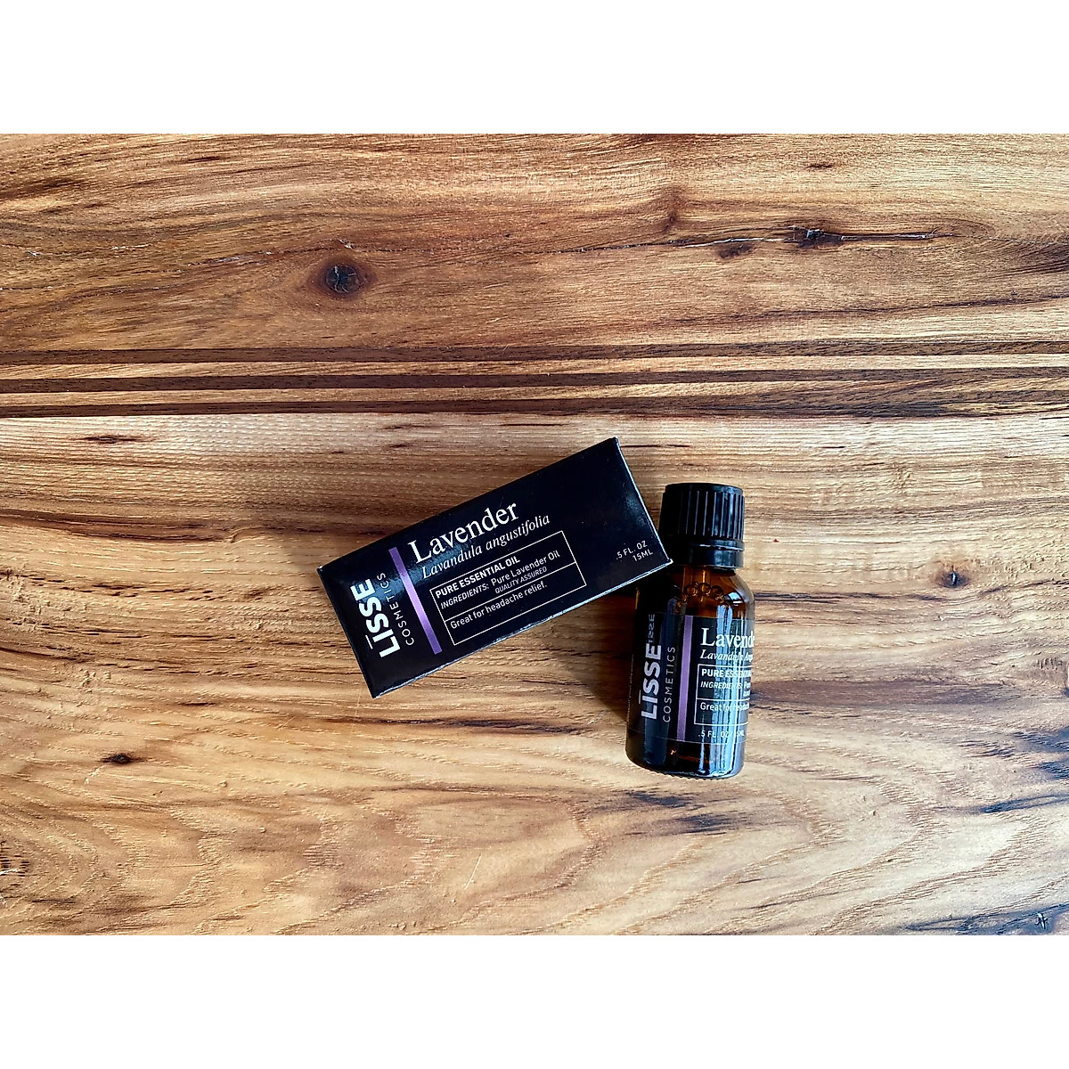 Lisse 100% Pure Lavender Essential Oil - Batch Tested & Third Party Verified - 0.5 Fl Oz