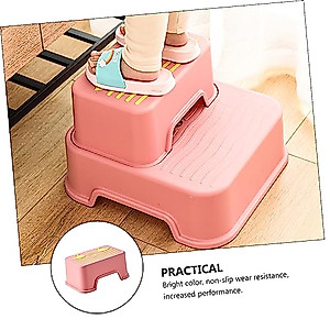 TOYANDONA 1pc Children's Step Stool Child Step Stool Bathroom Stool for Kids Stool for Toddlers Children Washing Toilet Potty Training Step Kids Step Stools Plastic Footstool Non-Slip Stool