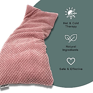 Solayman's Heating Pads for Cramps - Pink, Removable Cover, Lavender Scented