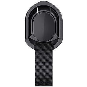 Ghostek LOOP Magnetic Phone Strap Holder for Hand with Kickstand Ergonomic Finger Grip Works with Car Mounts and Detachable for Wireless Charging Designed for iPhone, Galaxy, Pixel Case Covers (Black)