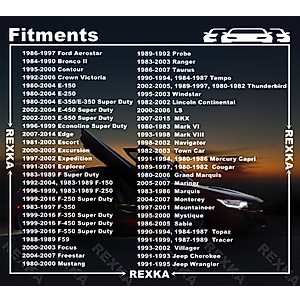 Rexka 30pcs Radiator Shroud & Trim Retainer Push-Type Clips Rivet Compatible with GM 20664092 Ford N804570S