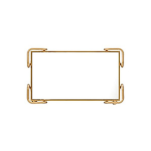 Linon Gina Mid-Century Bar Cart, Gold