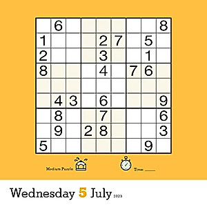 Original Sudoku Page-A-Day Calendar 2023: 365 Puzzles from the Editors at Nikoli