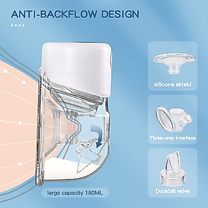 Wearable Breast Pump Hands Free Breast Pump Electric 2022 New,Wireless Portable Breast Pump with LCD Display and Memory Function Ultra-Quiet Breast Pump,2 Modes & 9 Levels Adjustment,24MM Flange