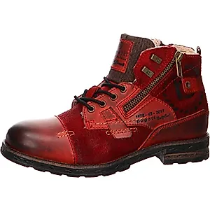 bugatti Men's 321612501214 Classic Boots, Red, 9