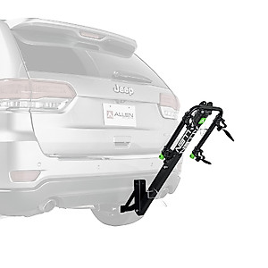 Allen Sports Deluxe 2-Bike Hitch Mount Rack, Model ZN520 Black