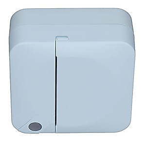 EBTOOLS Mini Thermal Printer, 200DPI Rechargeable Portable Pocket Printer, Black and White Imaging, Gift for Girls and Kids, for Printing Pictures, Memos, Wishes, Agendas(Blue)