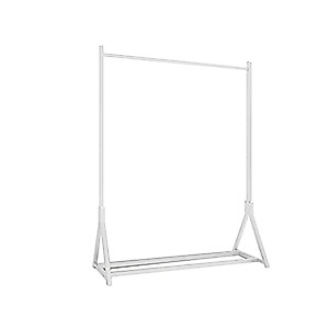XYYXDD Clothes Rail,Clothing Store Antirust Display Stand Girl Dress Storage Rack Bottom Storage Shoe Rack/130 * 37 * 120Cm