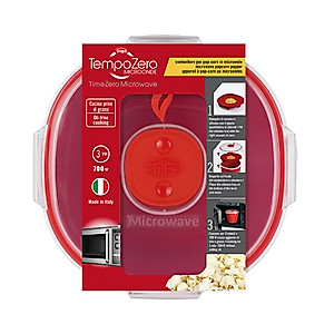 Snips, 6-Cup Microwave Popcorn Popper, Red