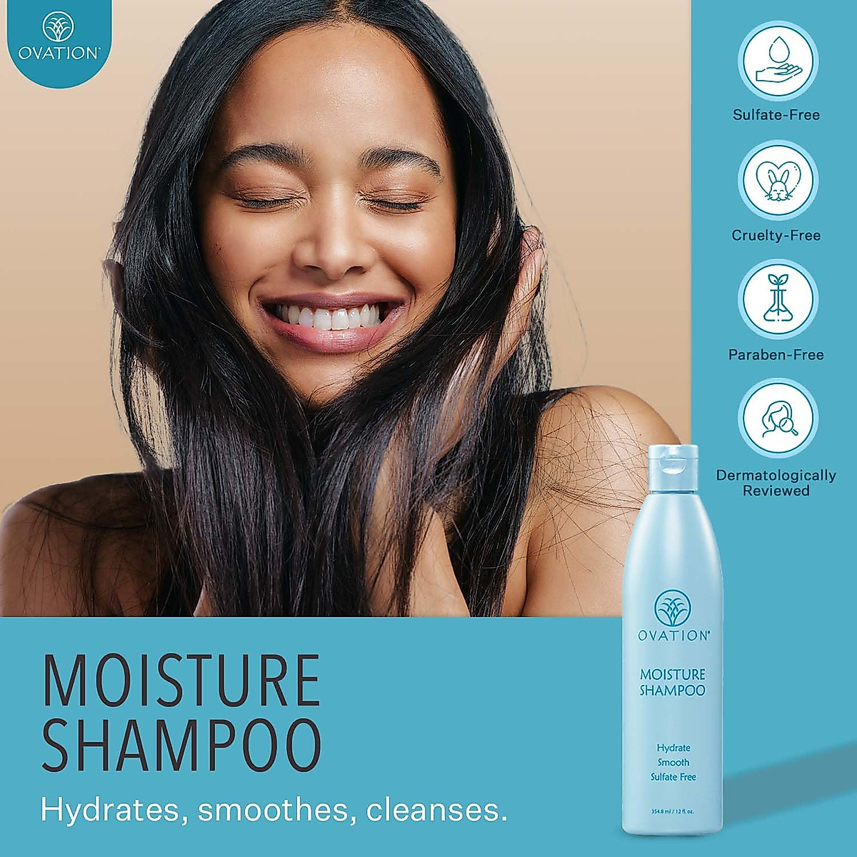 Ovation Moisture Shampoo (12 oz.)