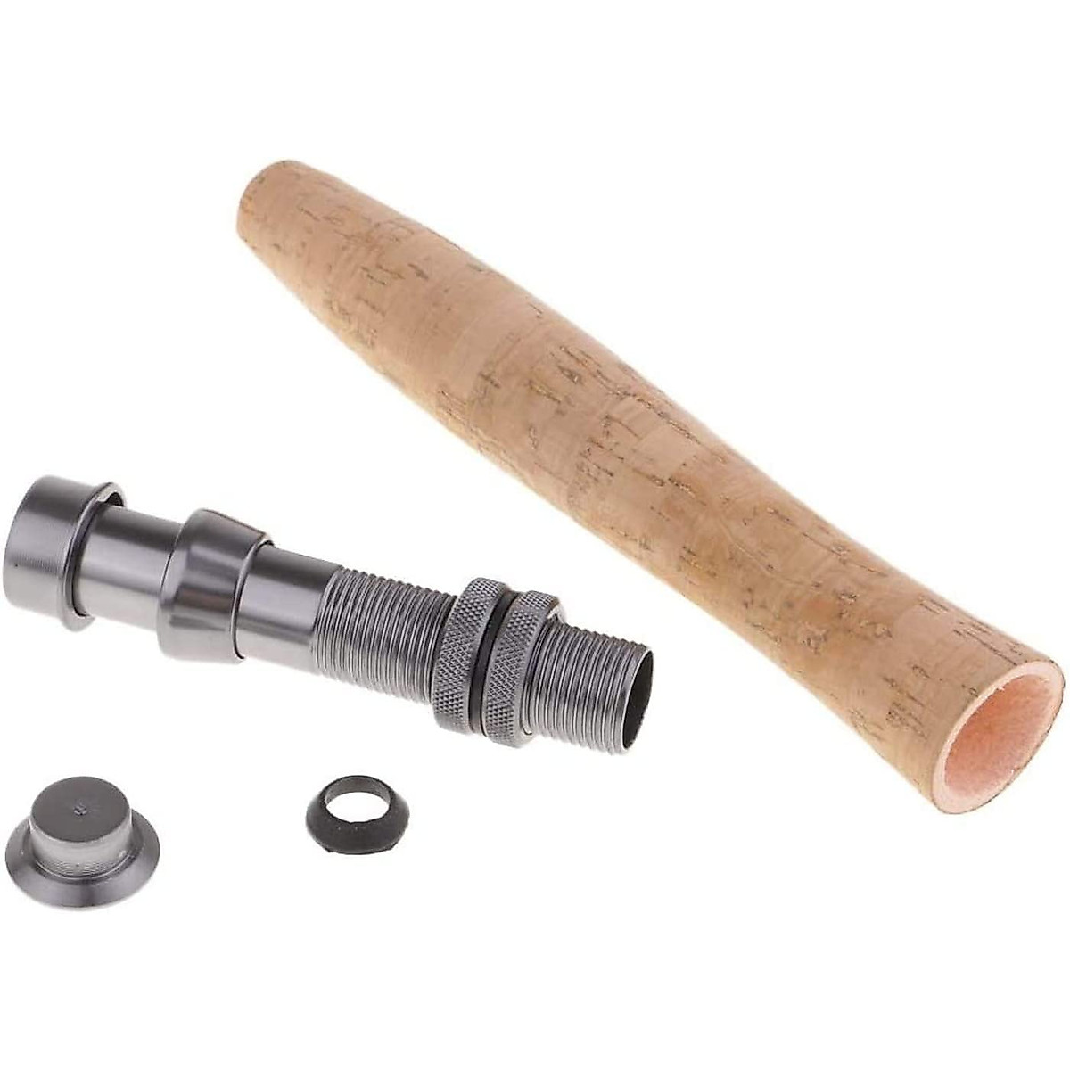 SGerste Cork Fly Fishing Rod Handle Grip with Reel Seat for Rod Building or Repair (Model 1)