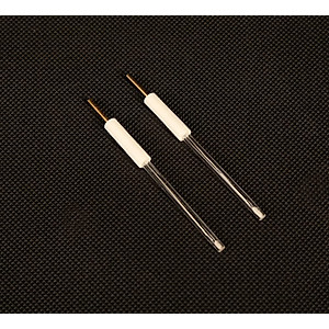 CAULYS Silver Chloride Silver Reference Electrode, Ag/Agcl Reference Electrode, 1 Pcs Silver Silver Chloride Electrode (Diameter 4mmX50mm Length)