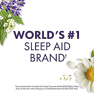 ZzzQuil PURE Zzzs De-Stress Melatonin Sleep Aid Gummies, Helps Calm Your Mind and Body, Ashwagandha for Stress Support, Sleep Aids for Adults, 1 mg per gummy, 60 Count