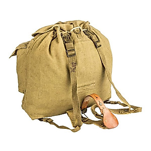 Original Czech army vintage backpack with Y straps suspenders M60 canvas daypack rucksack retro hiking buschraft