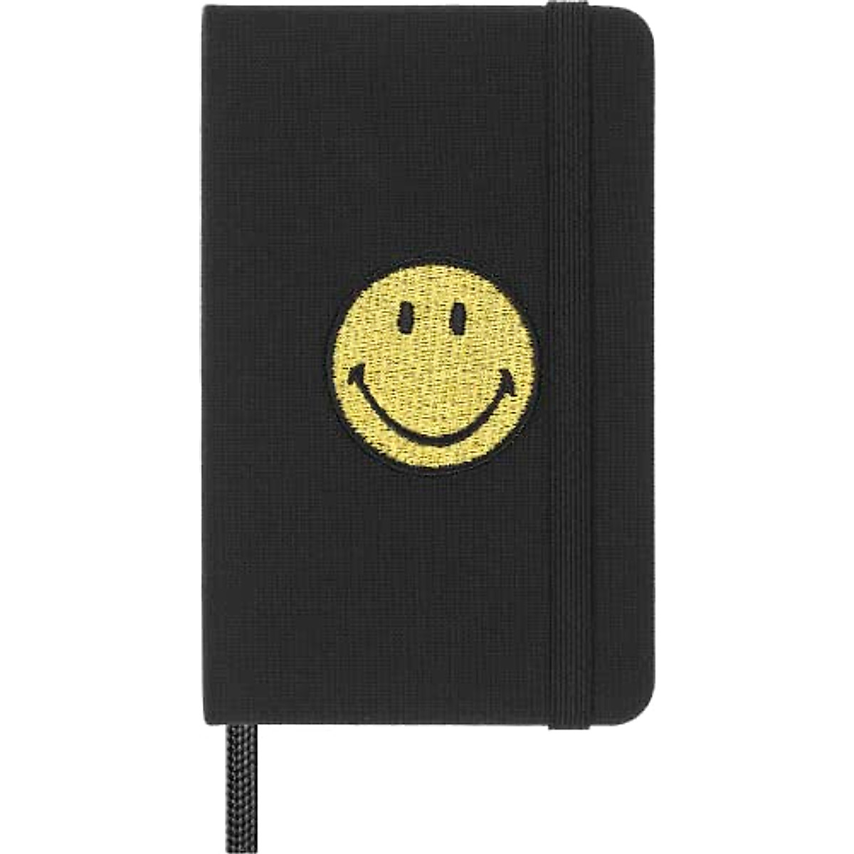 Moleskine Limited Edition Smiley Notebook with Collector's Box, Hard Cover, XS (2.5" x 4.25"), Plain/Blank, Black, 160 Pages