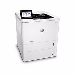 HP LaserJet Enterprise M612x Monochrome Printer with built-in Ethernet, 2-sided printing & extra paper tray (7PS87A), White