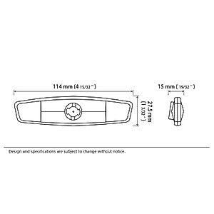 MFC PRO Black Front-Rear Wheel Road Bicycle Reflector Kit (White Reflector Kit)