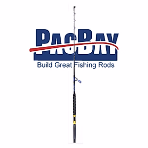 Xcaliber Marine Tournament Series 15-30lb Saltwater Trolling Rod w/Pac Bay Guides (Blue & Silver)
