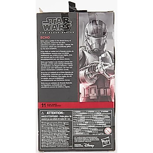 STAR WARS The Black Series Echo Toy 6-Inch-Scale The Bad Batch Collectible Action Figure and Accessory, Toys Kids Ages 4 and Up