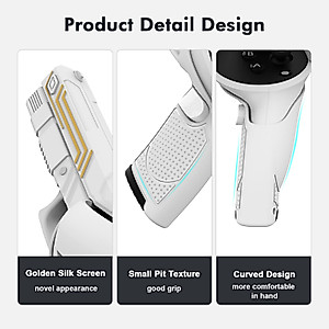 LeeCAE VR Games Shooting Game Shell Compatible with Quest 2 Touch Controller Accessories Enhanced VR Games Experience Controller case