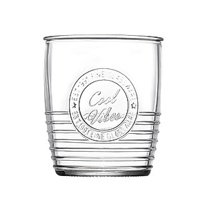 Le'raze Set of 8 Original Mason Drinking Glasses 4-18oz. Highball Tumbler Glasses, and 4-13oz. Whiskey Glass Cups for Everyday Home Use, Water, Beer, Juice, Cocktail.