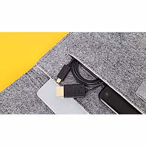 Nanosecond Extreme Slim 2.6’ Micro HDMI Cable – World’s Thinnest and Most Flexible HDMI Cable. (2.6 Ft / 0.8m) High-Speed Supports Full 1080P, 4K, UltraHD, 3D, Ethernet, and Audio Return Channel