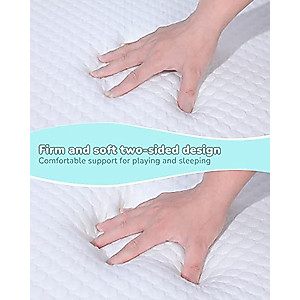 Forias Pack and Play Mattress, Portable Pack n Play Mattress, Memory Foam Playard Mattress Pad for Graco Pack n Play with Waterproof Washable Cover 38X26X3