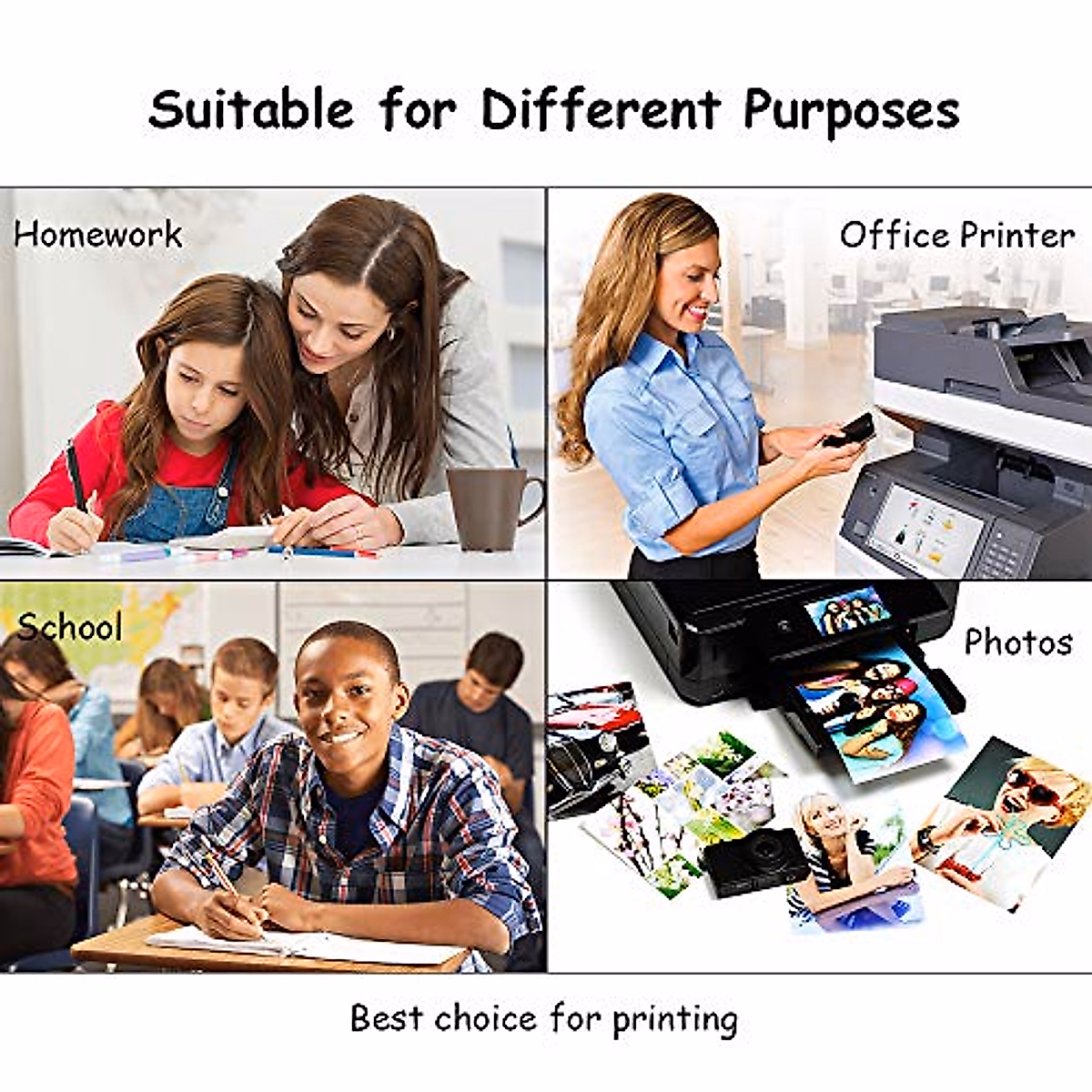 SanSeCai Remanufactured for Canon Ink Cartridges 145XL and 146XL PG-145XL CL-146XL Replacement Ink for MG2510 TS3110 IP2810 MG2410 MG2910 MG3010 Printers Muti Pack 1 Black 1 Color