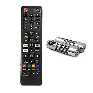 BN59-01315A Replacement for Samsung TV Remote Control (Non Universal) for Smart TV UN43RU710D UN43RU7200 UN50RU7100 UN50RU710D UN50RU7200 UN55RU7100 UN55RU710D UN55RU7200 with GP Alkaline 2 Batteries