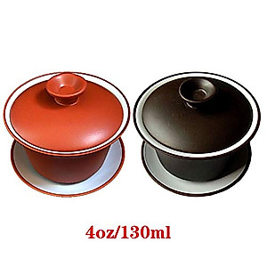 Yixing Teacup Chinese Kungfu Tea Bowl Classic Gaiwan Cup