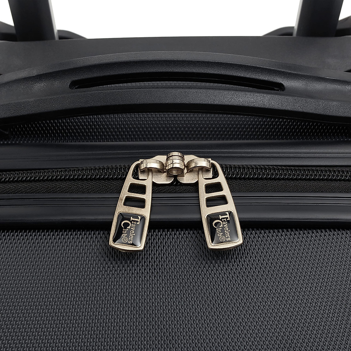 Travelers Club Cosmo Hardside Spinner Luggage, Black, Carry-On 20-Inch