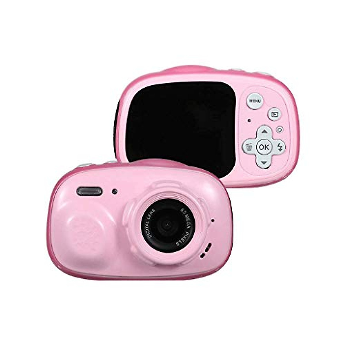 LKYBOA Child Camera -Kids Camera for Girls Gifts, Screen Shockproof Selfie Toy Camera with Flashlight,Mini (Color : Blue)