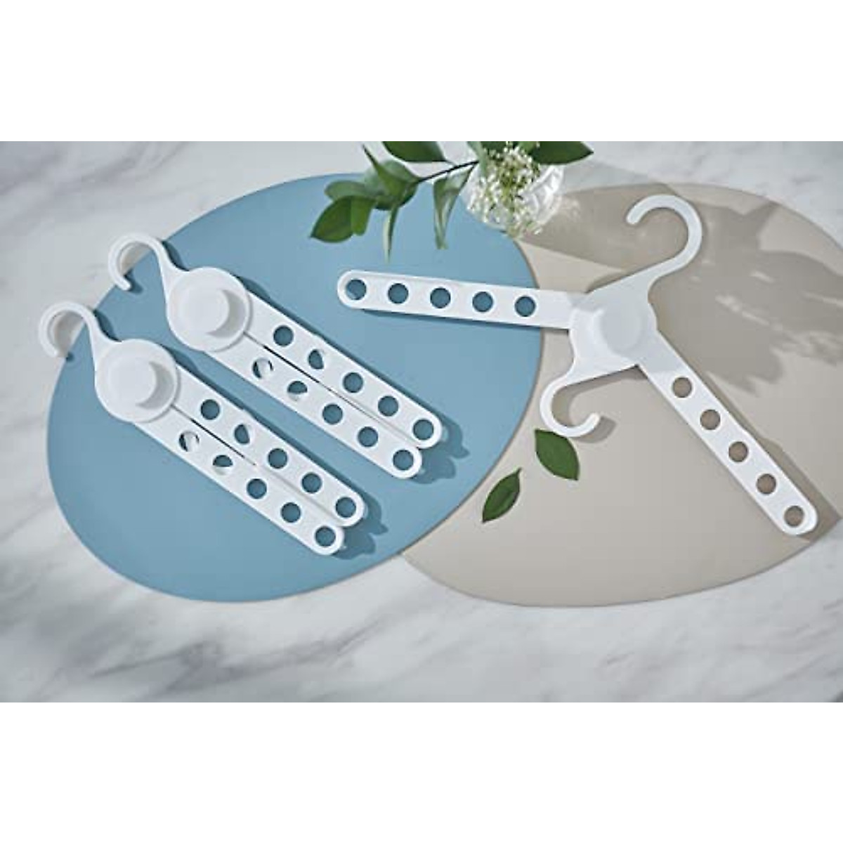 Closet Organizer Foldable Hangers - Bigtime Closet Space Saver - Holds 20lbs Durable & Portable - Use at Home, Dorm, and Office (Black 20 Pack)