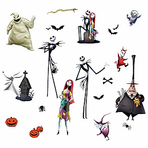 RoomMates Disney The Nightmare Before Christmas Peel and Stick Wall Decals by RoomMates, RMK3766SCS
