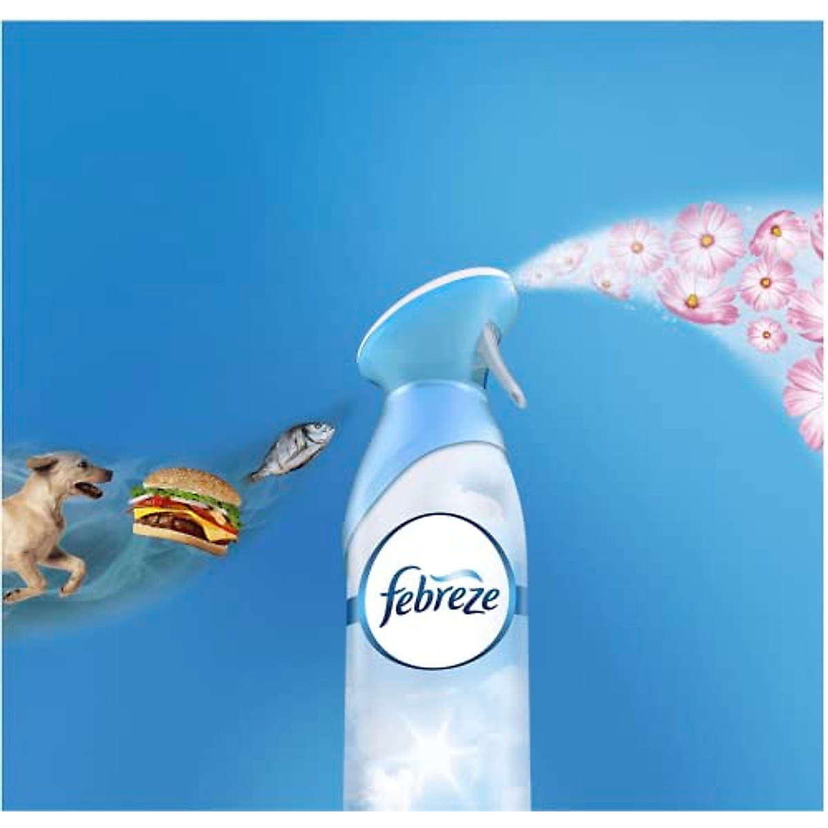 Febreze Air Odor-Eliminating Air Freshener Spray for Strong Odor (Lenor, 2 Packs)
