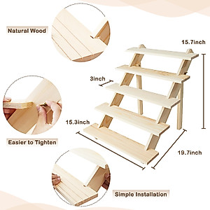 Wooden Cupcake Stand 5 Tier Wooden Cupcake Stand Cupcake Holder Rustic Wood Cupcake Display Stand Wooden Display Stand