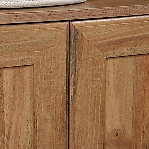 Sauder Miscellaneous Storage 5-Shelf/ Book Shelf 2-Door Bookcase, Vintage Oak finish