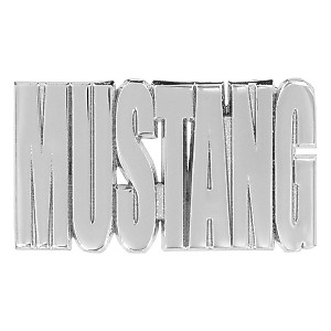 Ford Mustang chrome plated Brass Belt Buckle