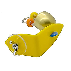 Shuoxpy Pet Bird Bell Toy Parrot Bell Toy Bird Cage Bell Toy for Parakeet Budgies Lovebirds Cockatiel Conure