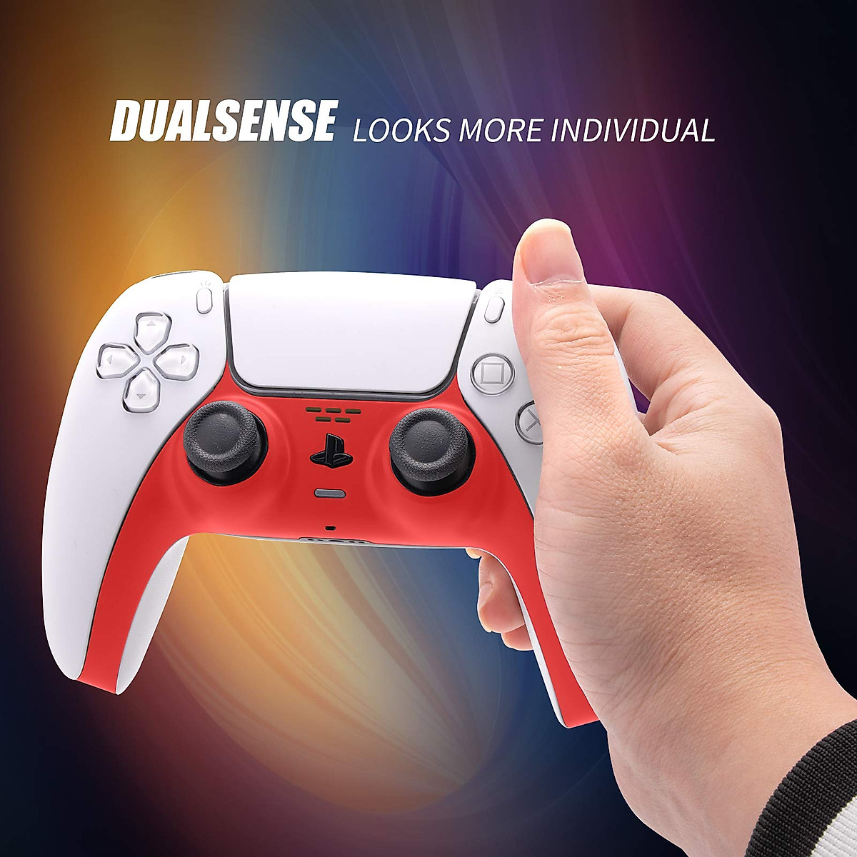Red PS5 Controller Plate, PS5 Controller Faceplate, PS5 Controller Accessories - Red