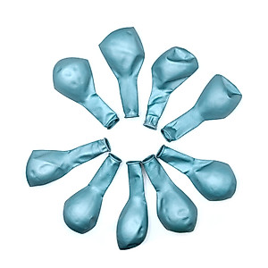 OOTDAY Green Balloons, 50PCS Birthday Balloons, Metallic Balloons, 12inch(30cm) 100% Latex Helium Balloons, Birthday Wedding Baby Shower Graduation Anniversary Party Decorations